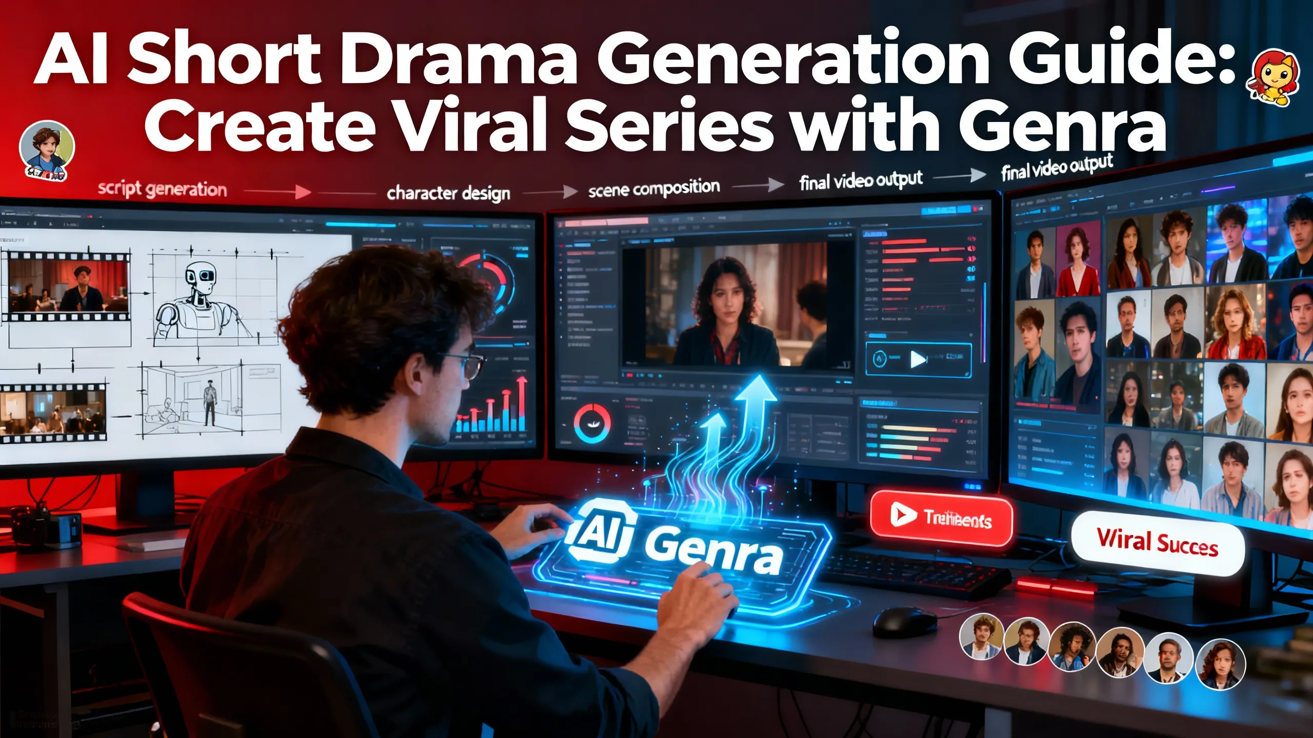 Create Viral Short Dramas with Genra AI Video Generator